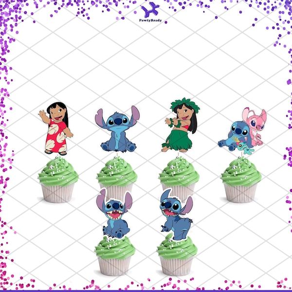 Stitch Cupcake Svg - Etsy