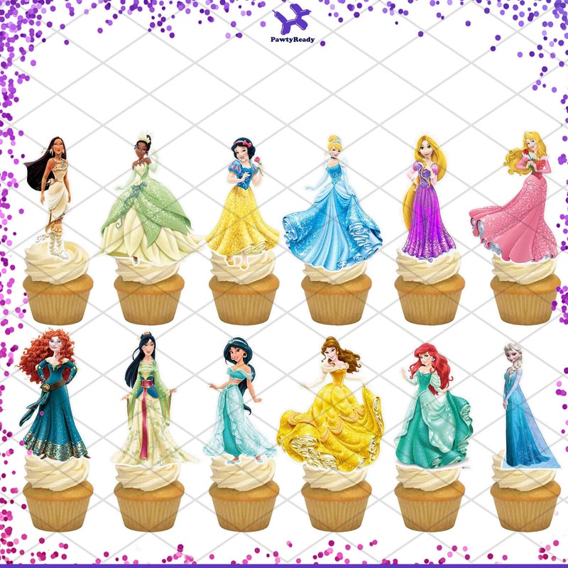 Princess Cake Topper - Etsy