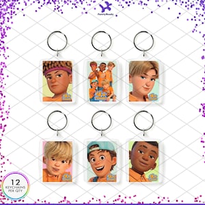 Turning Red Keychains Favors for Birthday Party Gifts Prize Key Ring ...