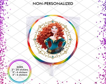 Brave Merida Sticker - Etsy