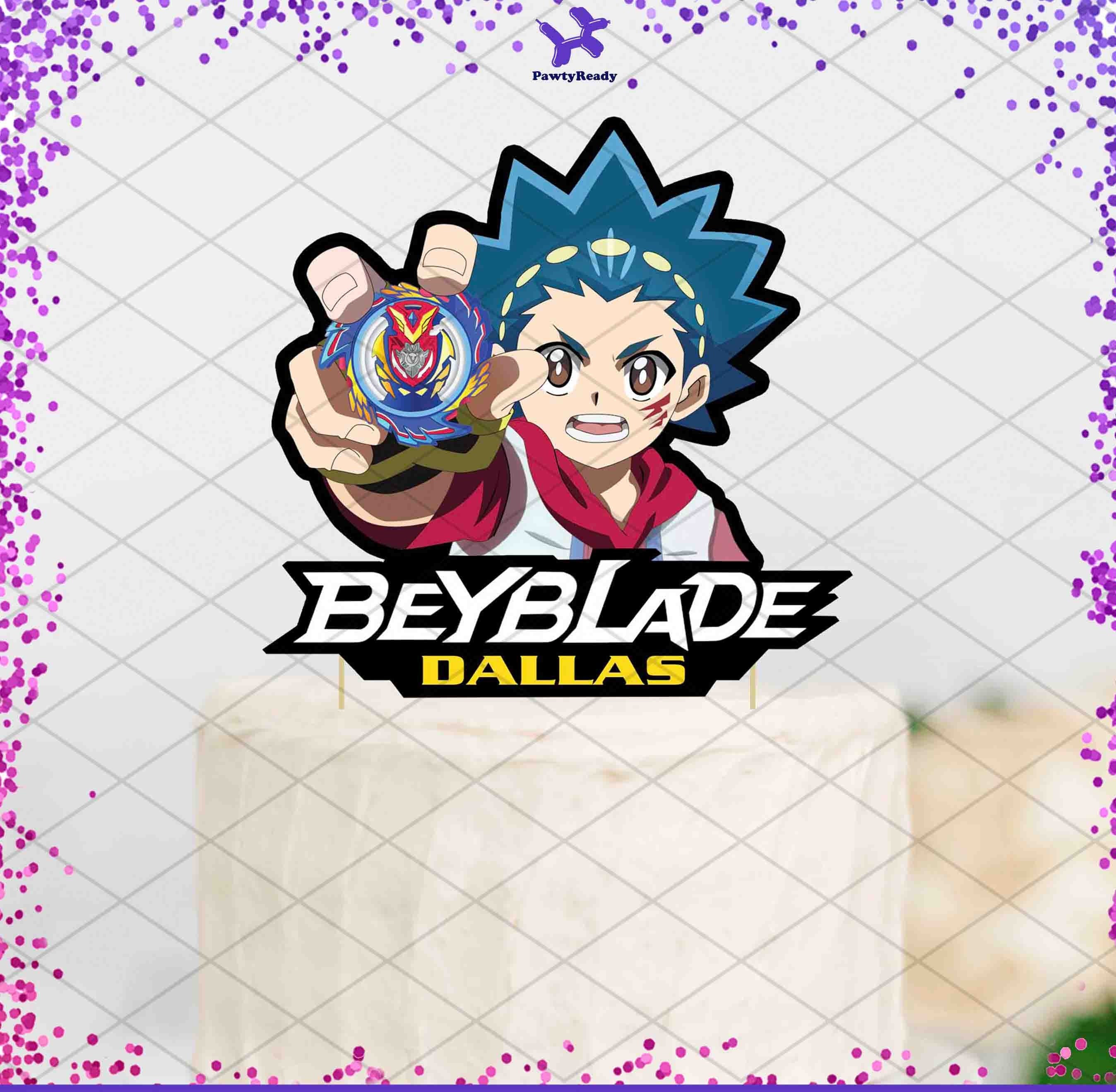 Beyblade Caketoppers Birthday Party Food Picks Cake Decoration - Etsy