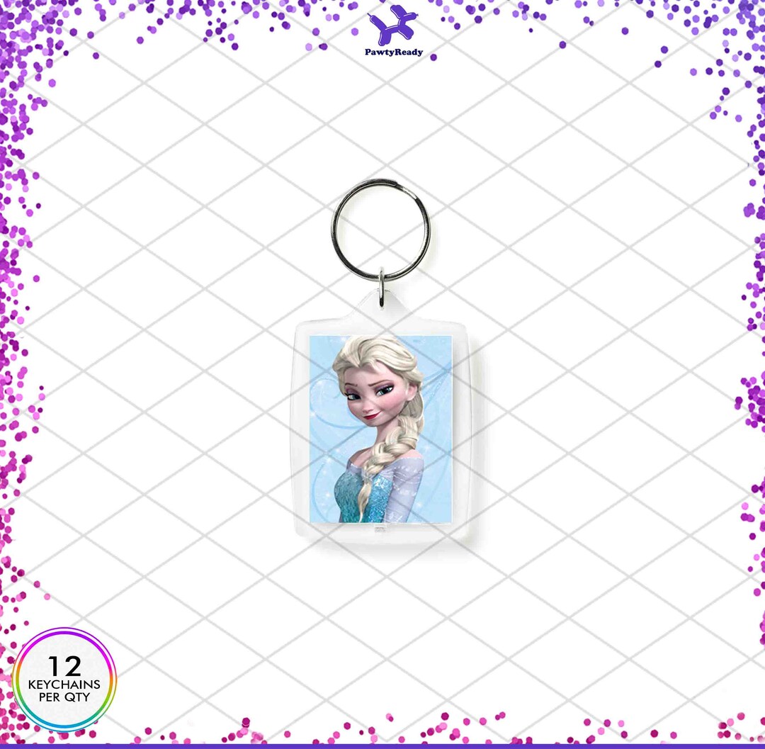 Frozen Movie Elsa Anna Keychains Favor Birthday Party Gifts Prize Key ...