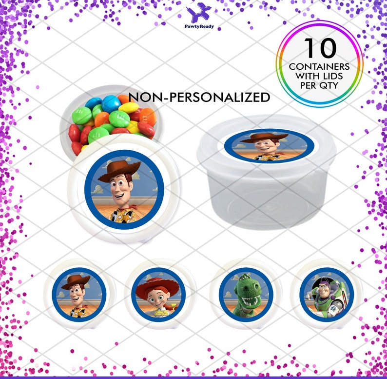Toy Story Favor Containers Party Box Gift for Birthday Party - Etsy