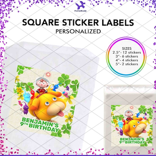 Pikmin Birthday Party Supplies - Etsy