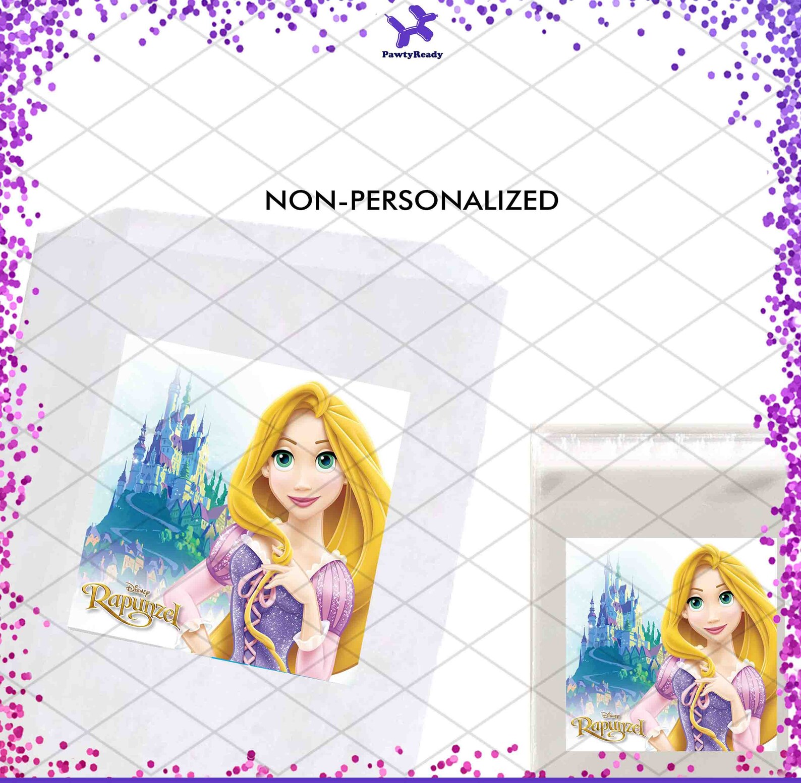 Rapunzel Sticker Labels Favors Birthday Party Decorations for - Etsy