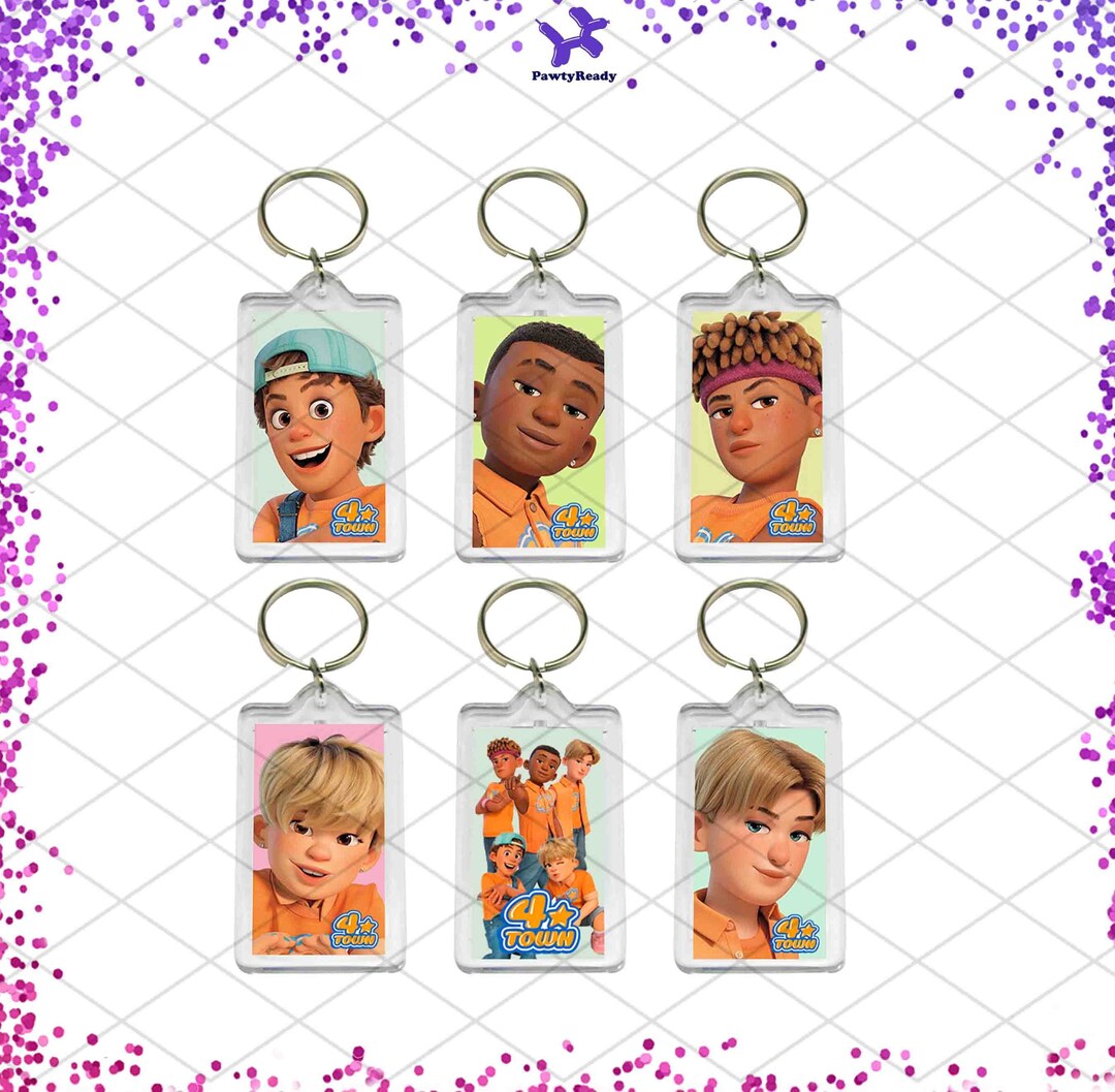 Turning Red Keychains Favors for Birthday Party Gifts Prize Key Ring ...