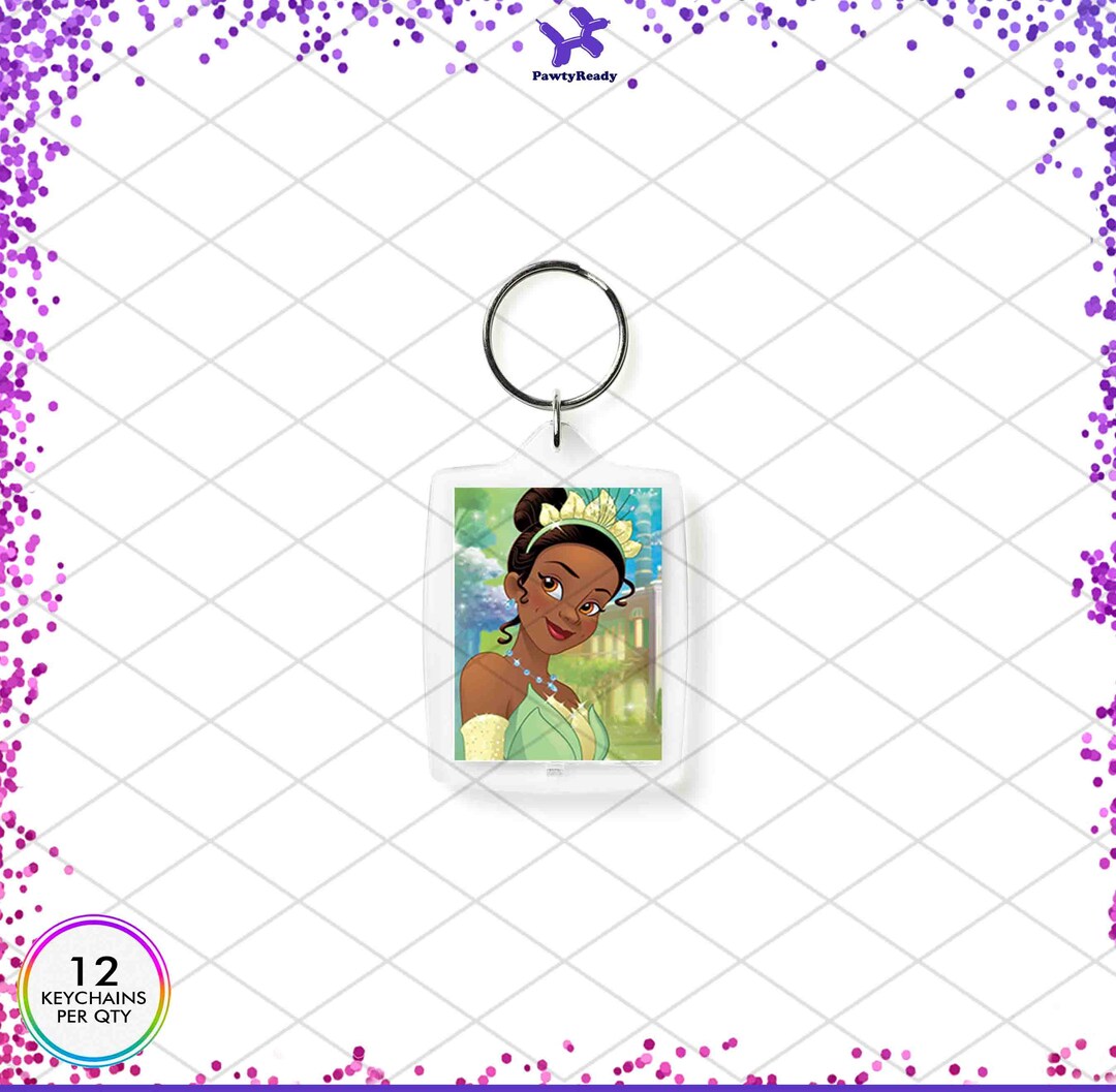 Tiana Keychains, Personalized Princess and the Frog Naveen Keyring ...