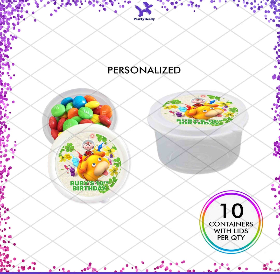 Pikmin Containers Party Box Gift for Birthday Party Decorations for ...