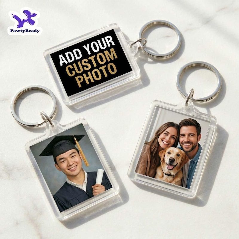 Key Ring Photo Frame - Etsy
