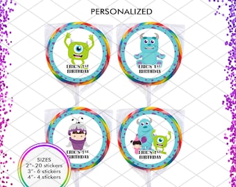 Monster Inc Labels - Etsy