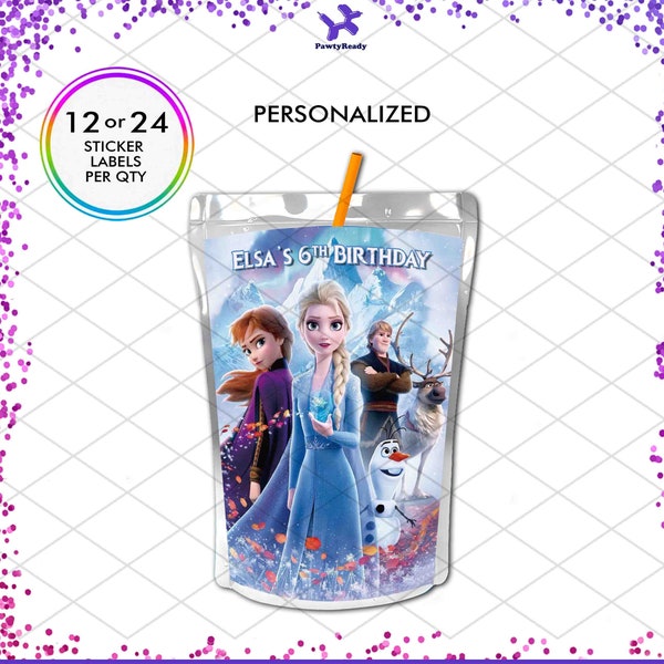 Frozen Labels - Etsy