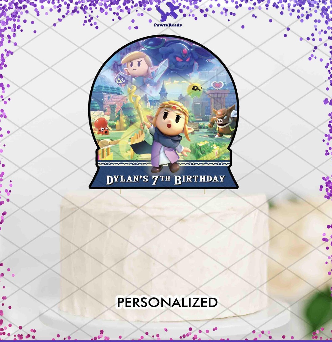 The Legend of Zelda: Echoes of Wisdom Cake Toppers Birthday Party Food ...