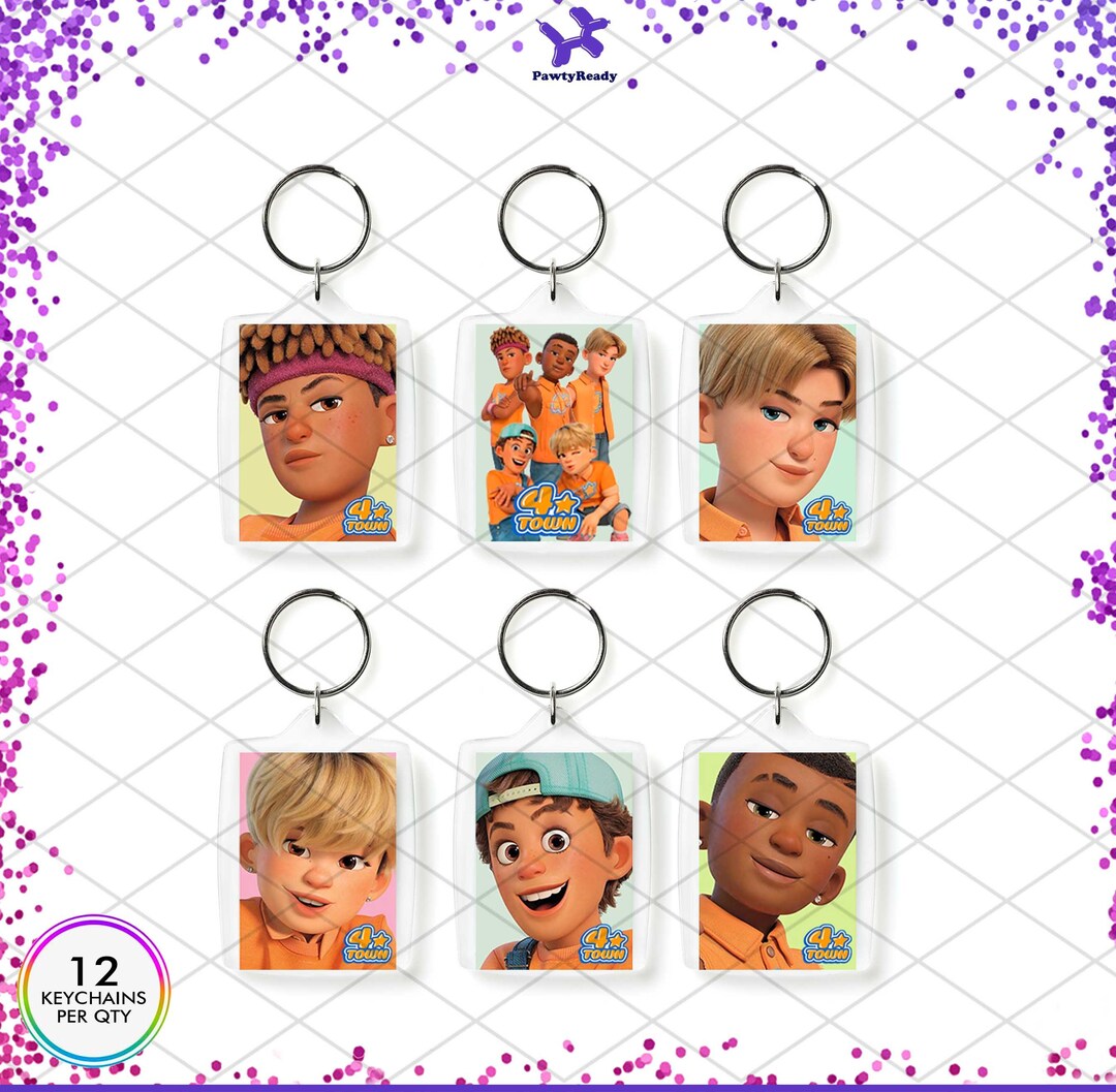 Turning Red Keychains Favors for Birthday Party Gifts Prize Key Ring ...