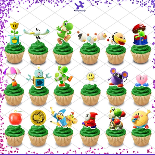 Yoshi Cake Topper - Etsy