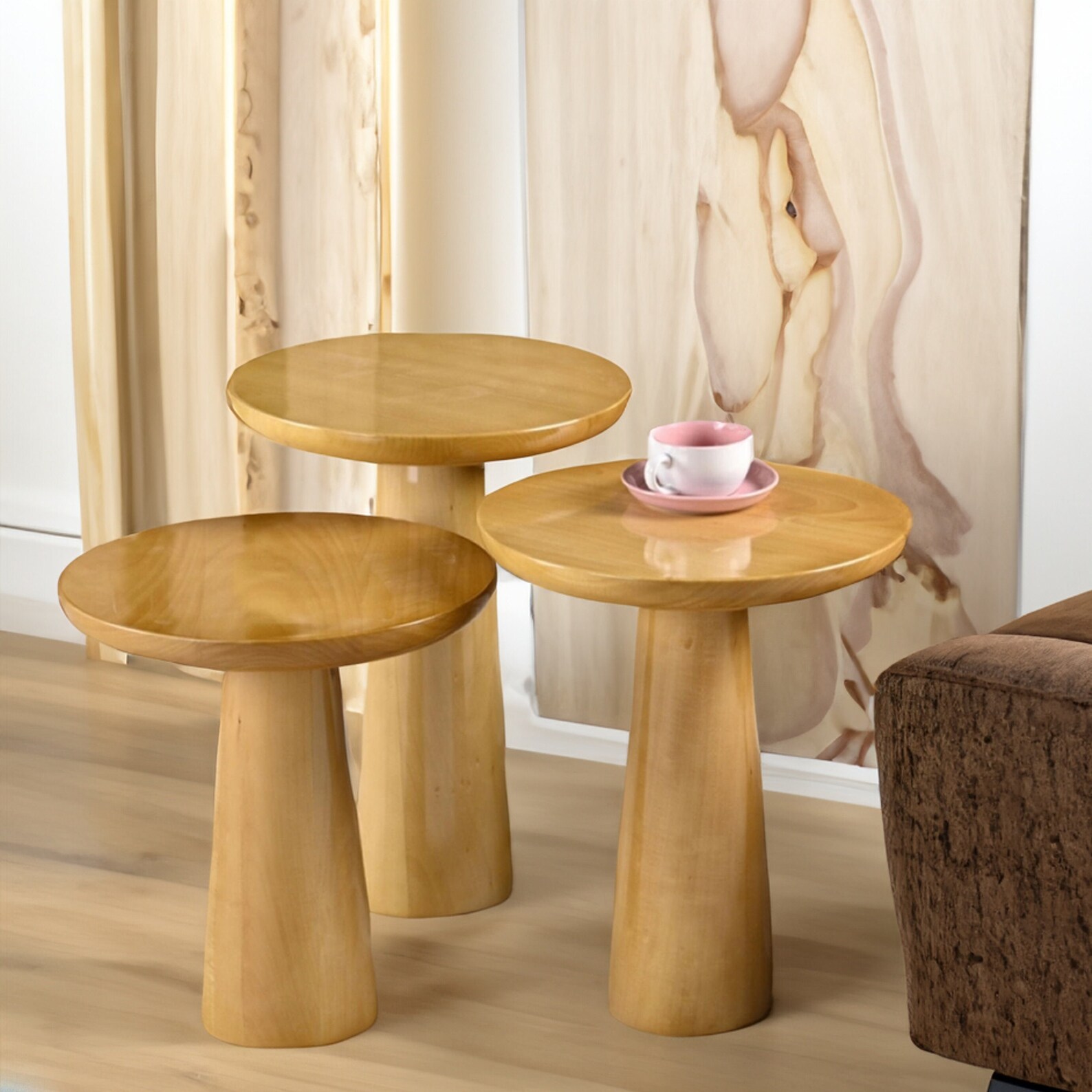 Mushroom Coffee Table Setcustomizable Mushroom Coffee - Etsy