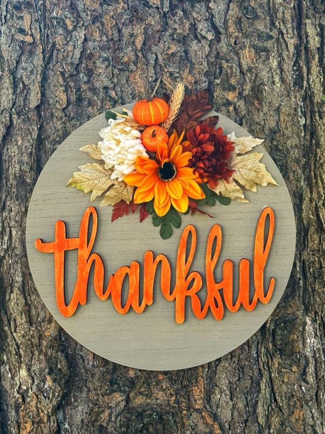 Thankful Door Sign - Etsy