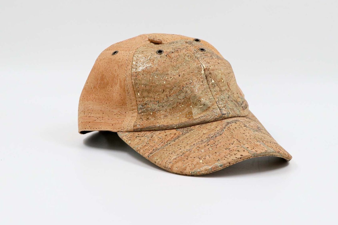 Cork Baseball Cap, Cork Leather Baseball Hat, Variable Color Cork Sun ...