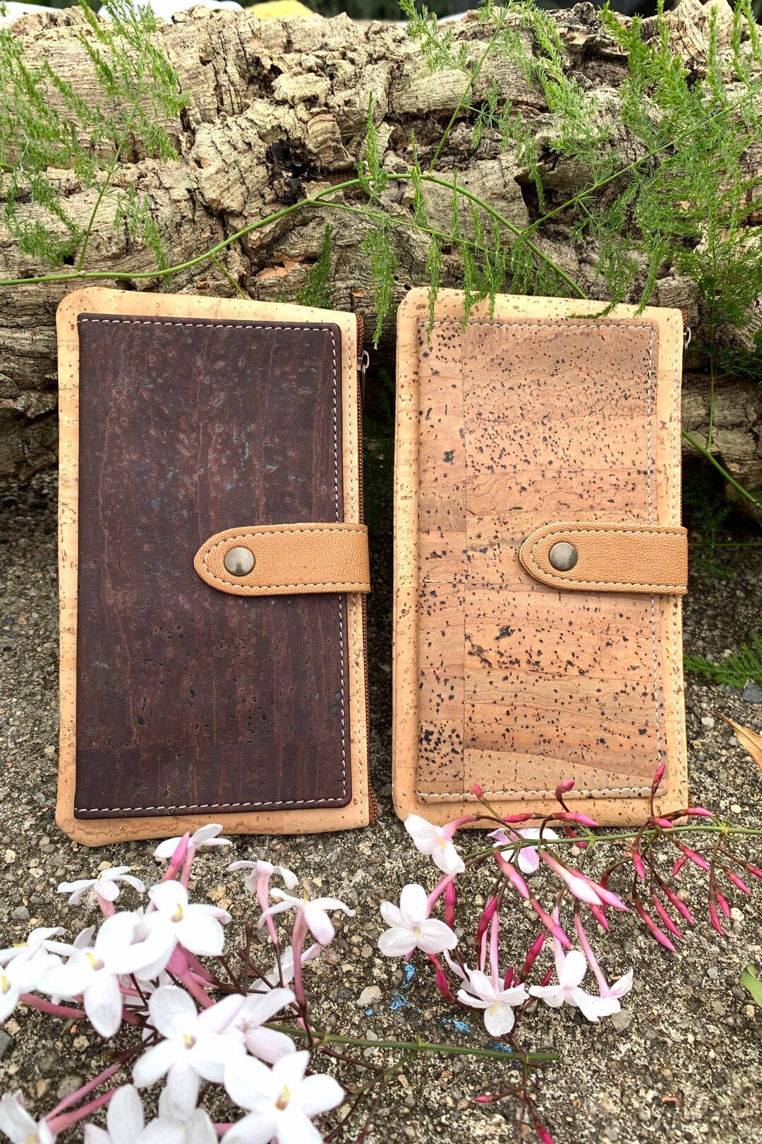 Large Cork Coin Purse Wallet Women,cork Coin Wallet,cork Wallets From ...