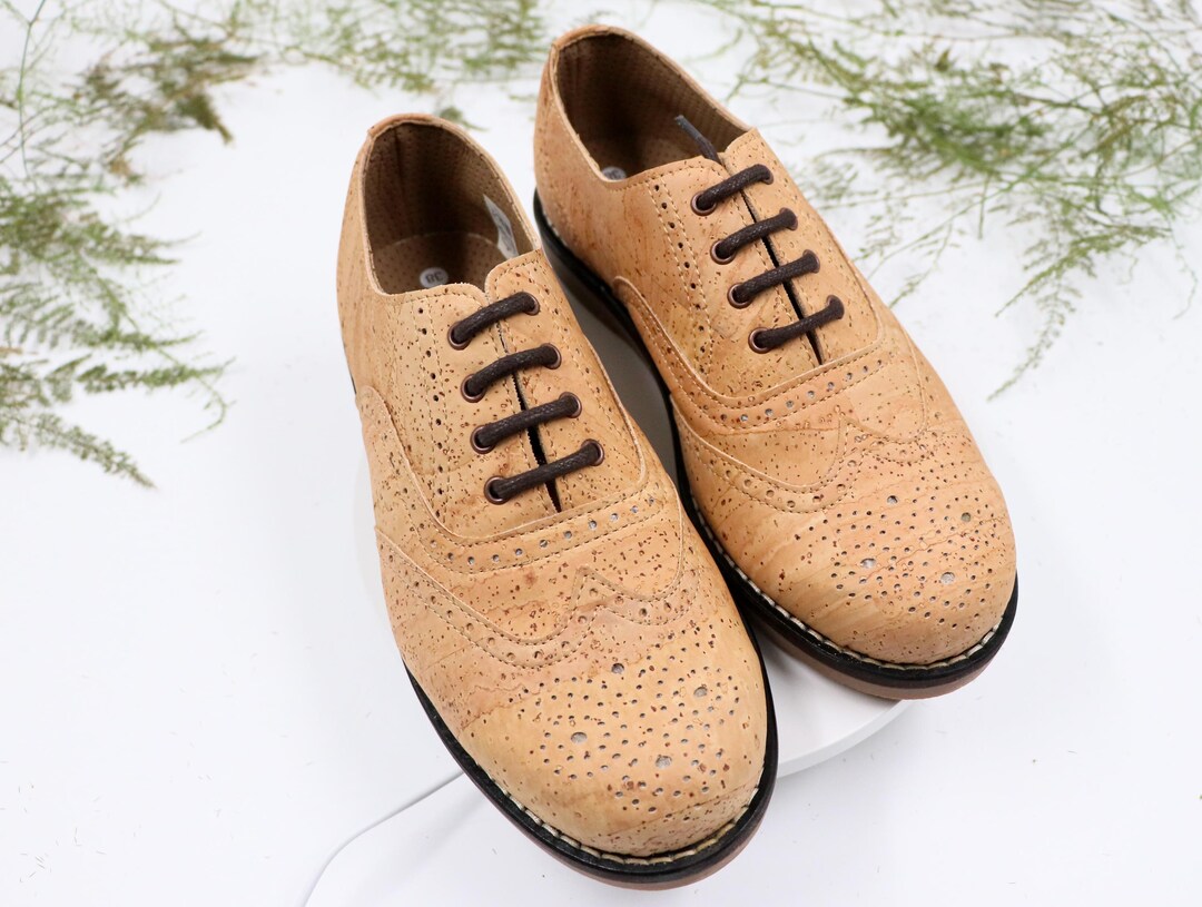 NATURAL CORK Oxford Shoes, Men Casual Shoes, Women Cork Shoes, Portugal ...