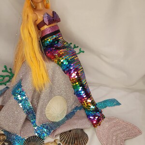 A barbie Included Mermaid Doll With Tail/fin and 3D Printed - Etsy