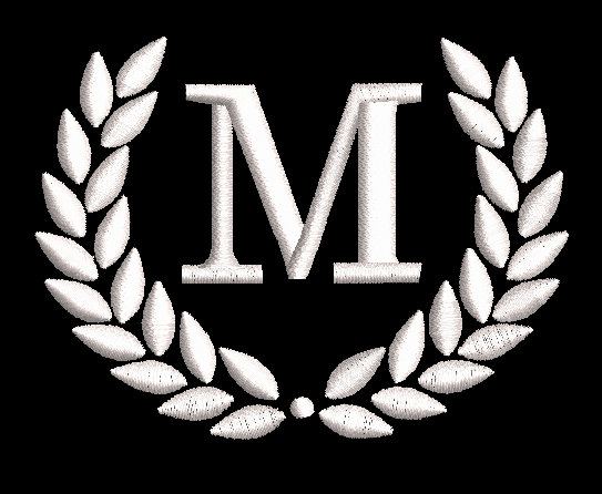 M Monogram Embroidery File 3 Sizes, 2, 3 and 4 - Etsy