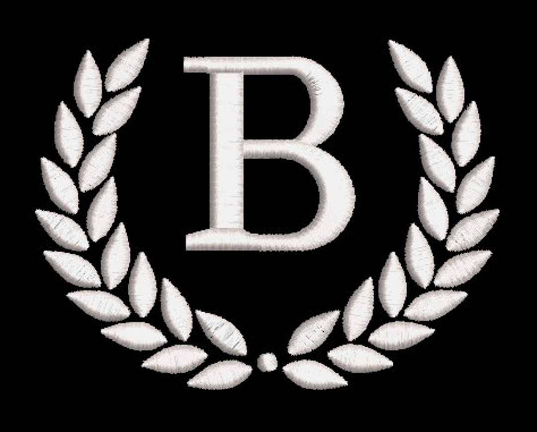 Monogram B Embroidery Design, 3 Sizes, 2, 3 and 4 - Etsy