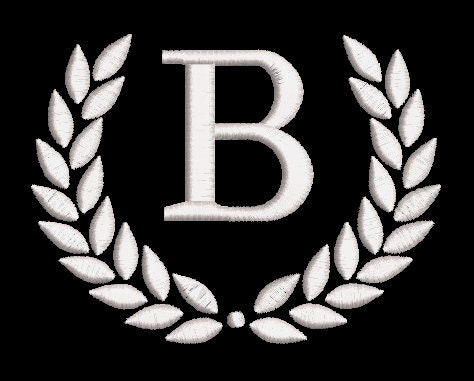 Monogram B Embroidery Design, 3 Sizes, 2, 3 and 4 - Etsy