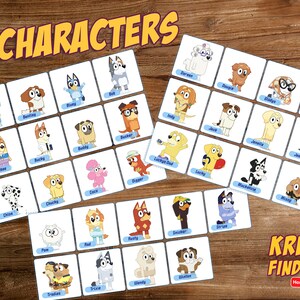 Bluey Bingo Printable, Bluey BINGO, Bingo, Bluey, Party Game, Bluey ...