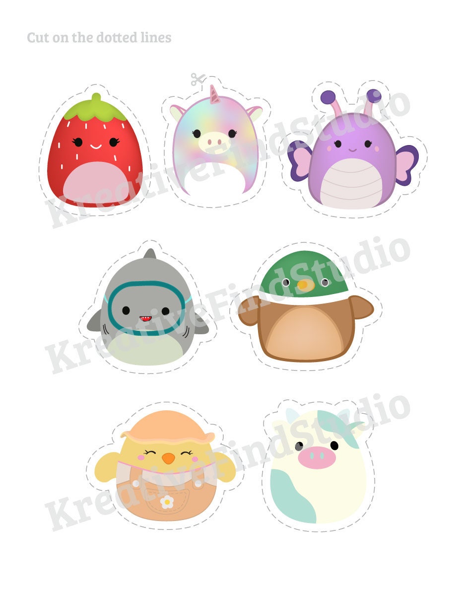 Squishmallow Cake Topper Squishmallow Party Squishmallow - Etsy