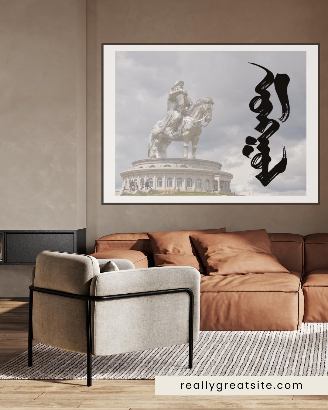 Mongolia in Traditional Mongolian Calligraphy – Digital Download ...