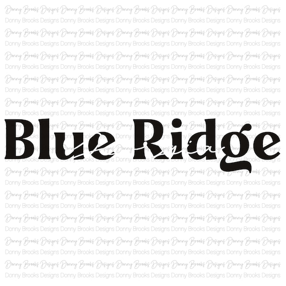 Blue Ridge Digital Download | Etsy