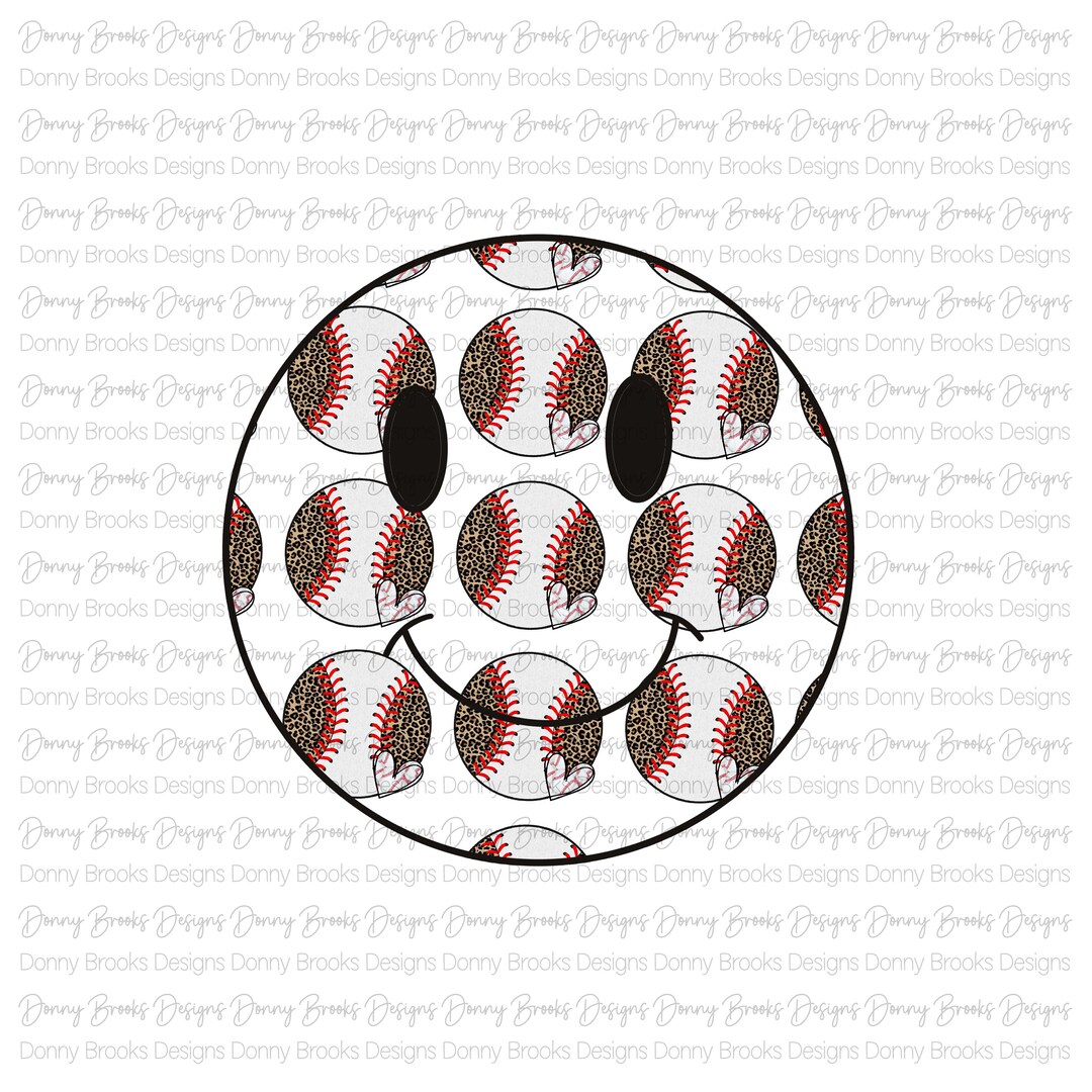 Baseball Smile Digital Download - Etsy