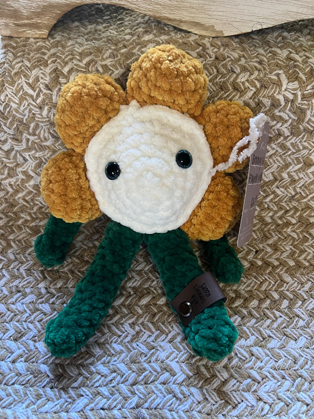 Groovy Sunflower Crocheted Plushie - Etsy