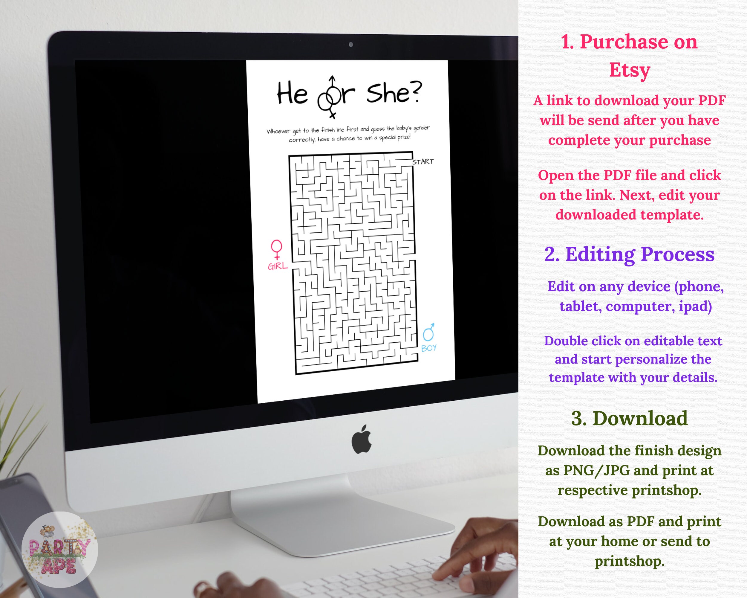 Girl Gender Reveal Maze, Unique Gender Reveal Ideas, Labyrinth Gender ...