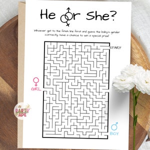 Girl Gender Reveal Maze, Unique Gender Reveal Ideas, Labyrinth Gender ...