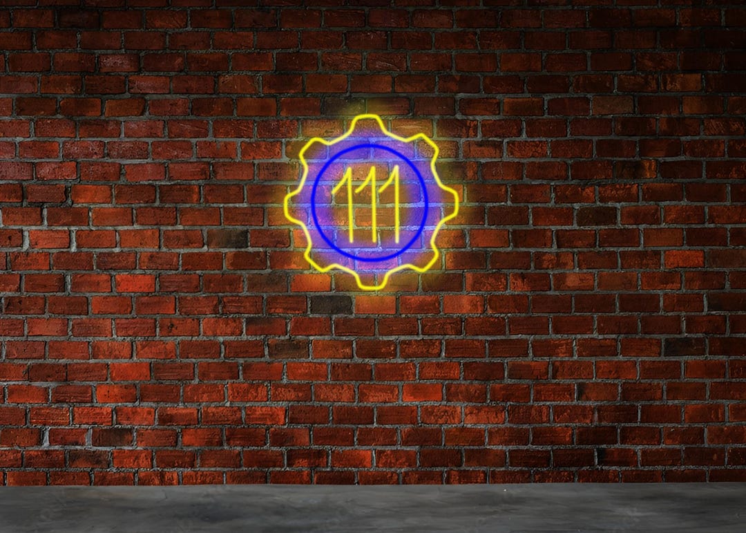 Fallout Neon Sign | Gaming Neon Sign | Vault-tec Light | Vault 111 Neon ...