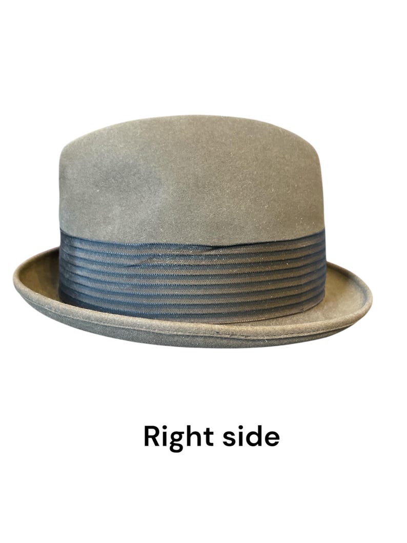 Vintage 1950s CHAMP Dark Taupe Fedora Size Small - Etsy