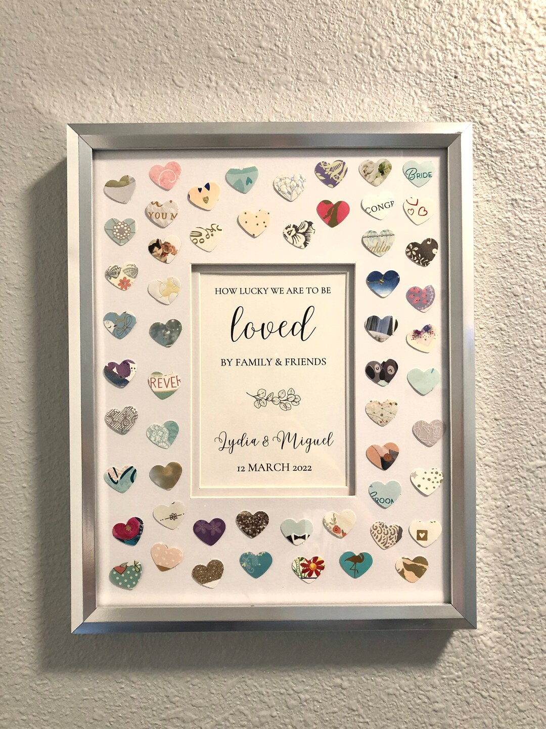 Card Display and Keepsake READ DESCRIPTION Wedding Card - Etsy