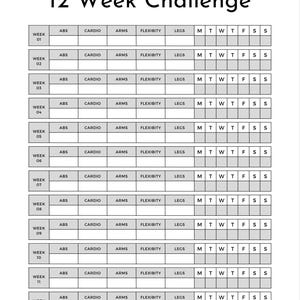 12 Week Challenge - Etsy