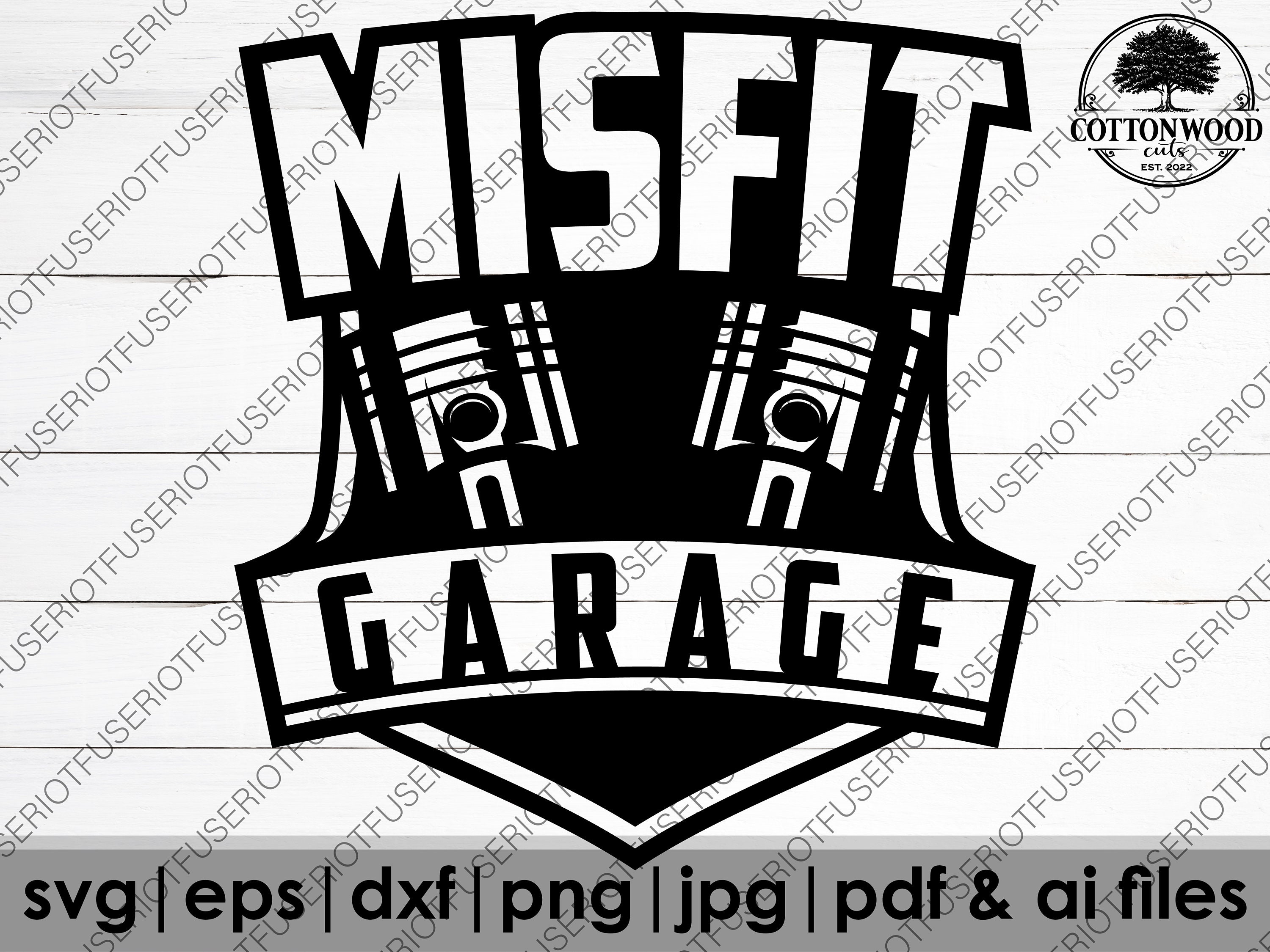 Misfits Garage SVG Hot Rod Garage SVG Car Life Svg Muscle - Etsy