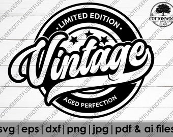 Vintage Classic SVG, Vintage Old SVG, Old Life Svg, Getting Old Svg ...