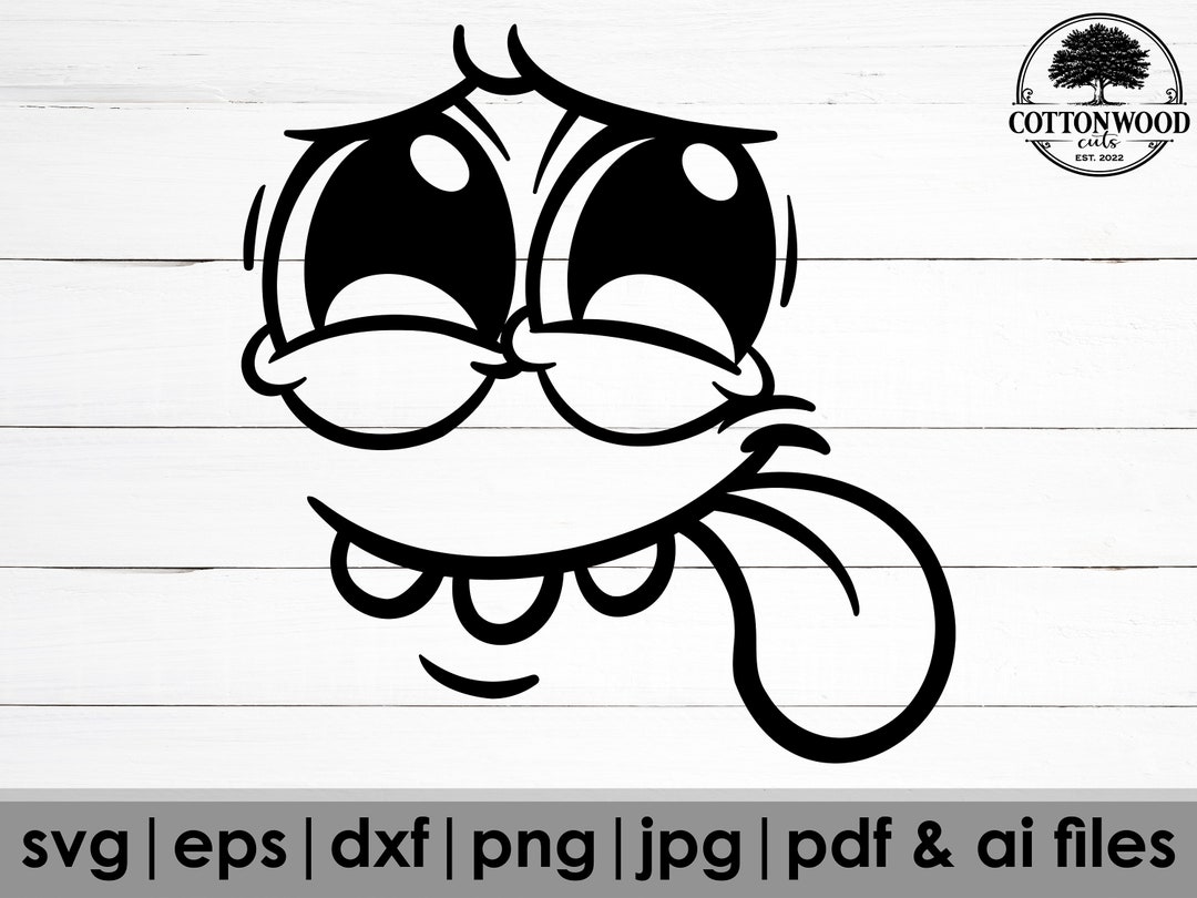 Funny Face SVG, Cute SVG, Cute Face Svg, Cute Png, Gift for Kids Svg ...