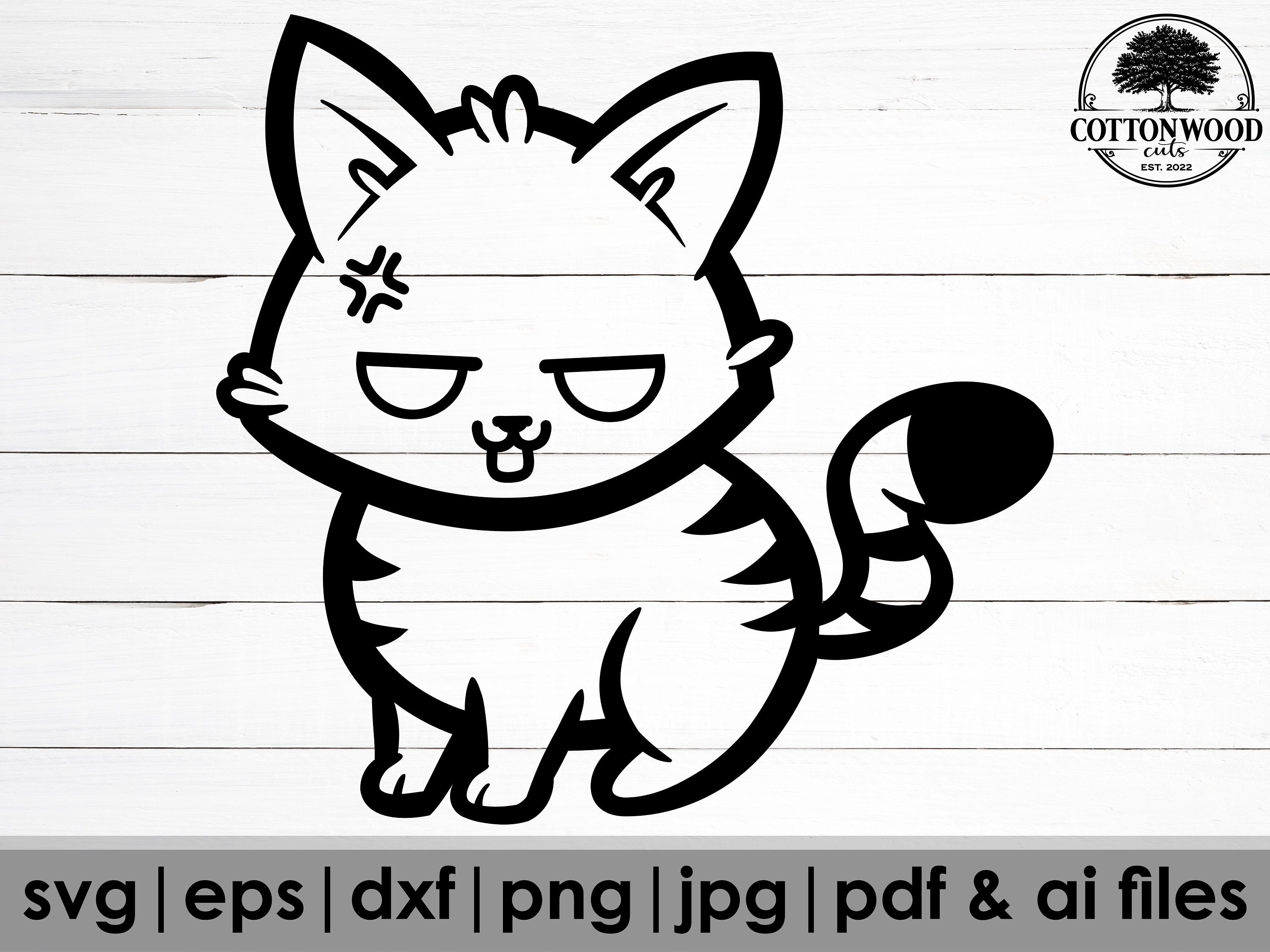 Angry Cat SVG, Kitten Shirt SVG, Cute Cat Svg, Cute Svg, Angry Svg ...