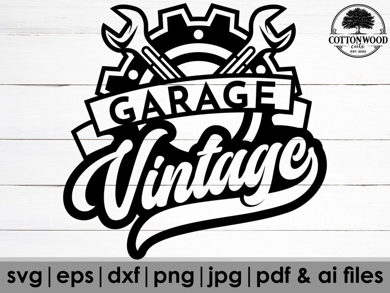 Vintage Garage SVG Garage Shop Decor SVG Cutting Files for - Etsy