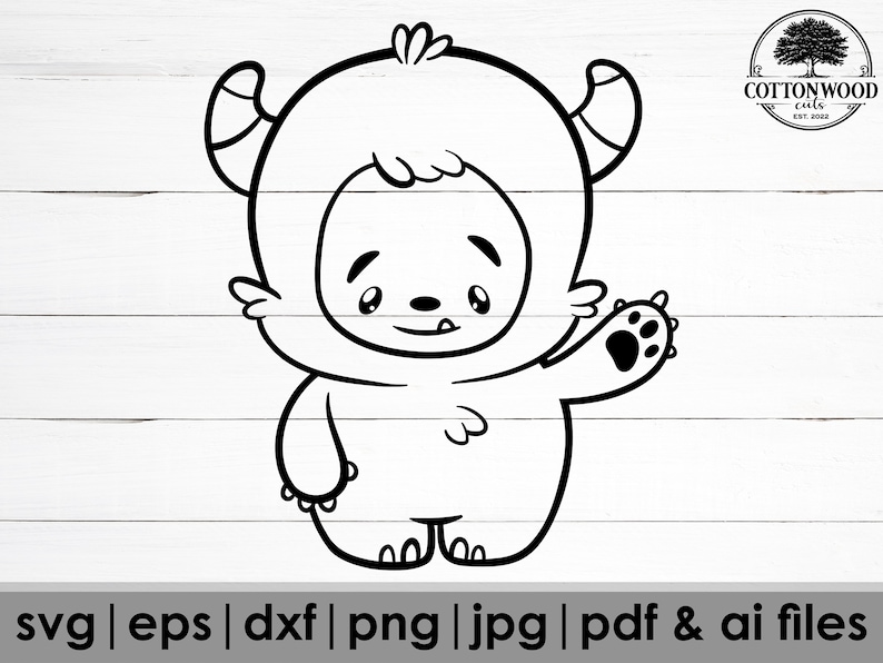 Baby Yeti SVG, Nursery SVG, Cute Yeti Svg, Cute Svg, Baby Room Svg ...
