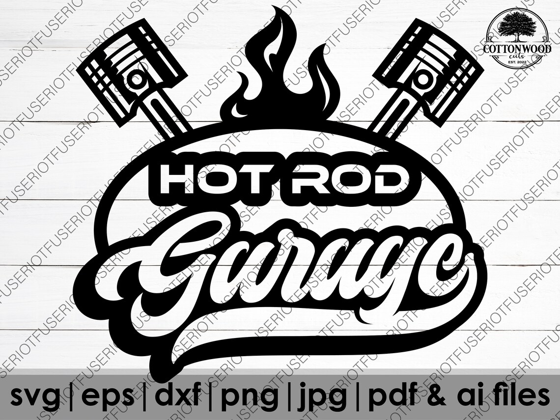 Hot Rod SVG Hot Rod Garage SVG Car Life Svg Muscle Car Svg - Etsy