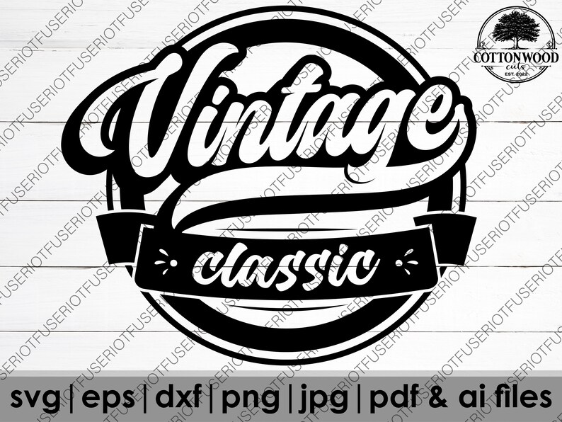 Vintage Classic SVG, Vintage Old SVG, Old Life Svg, Getting Old Svg ...