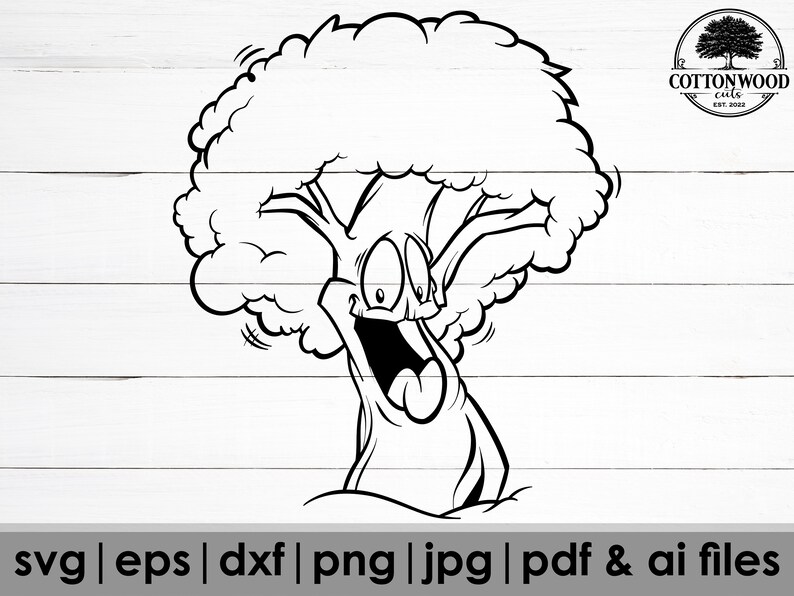 Tree SVG, Cute Tree SVG, Tree Kids Svg, Cartoon Png, Nursery Room Svg ...