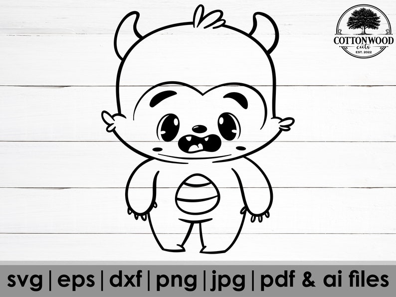 Monster SVG Fall SVG Cute Ghost Svg Cute Svg Gift for Kids - Etsy