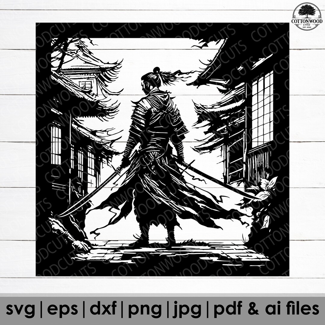 Samurai SVG, Chinese Samurai Svg, Japanese Samurai Svg, Ninja Svg ...